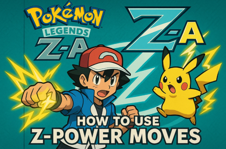 Pokémon Legends: Z-A How to Use Z-Power Moves – Game4Leveling