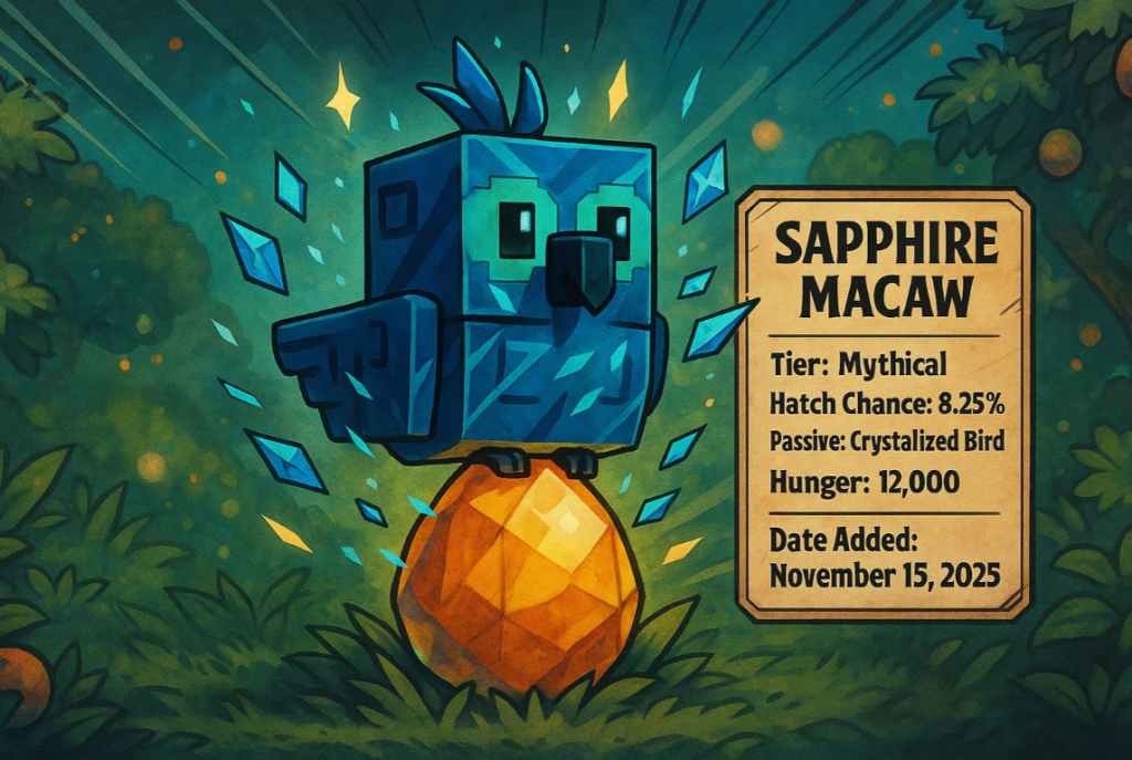 How to Get the Sapphire Macaw in Grow a Garden – Game4Leveling